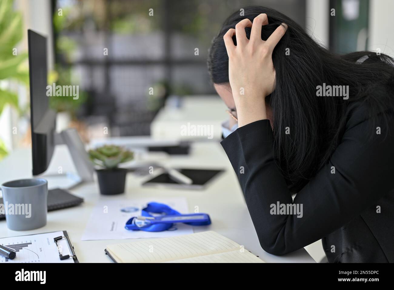 Worry overwork hi-res stock photography and images - Alamy
