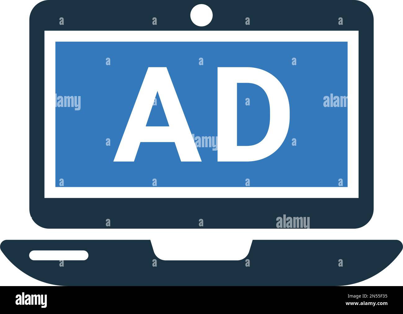 Laptop, ad icon - Perfect use for designing and developing websites ...