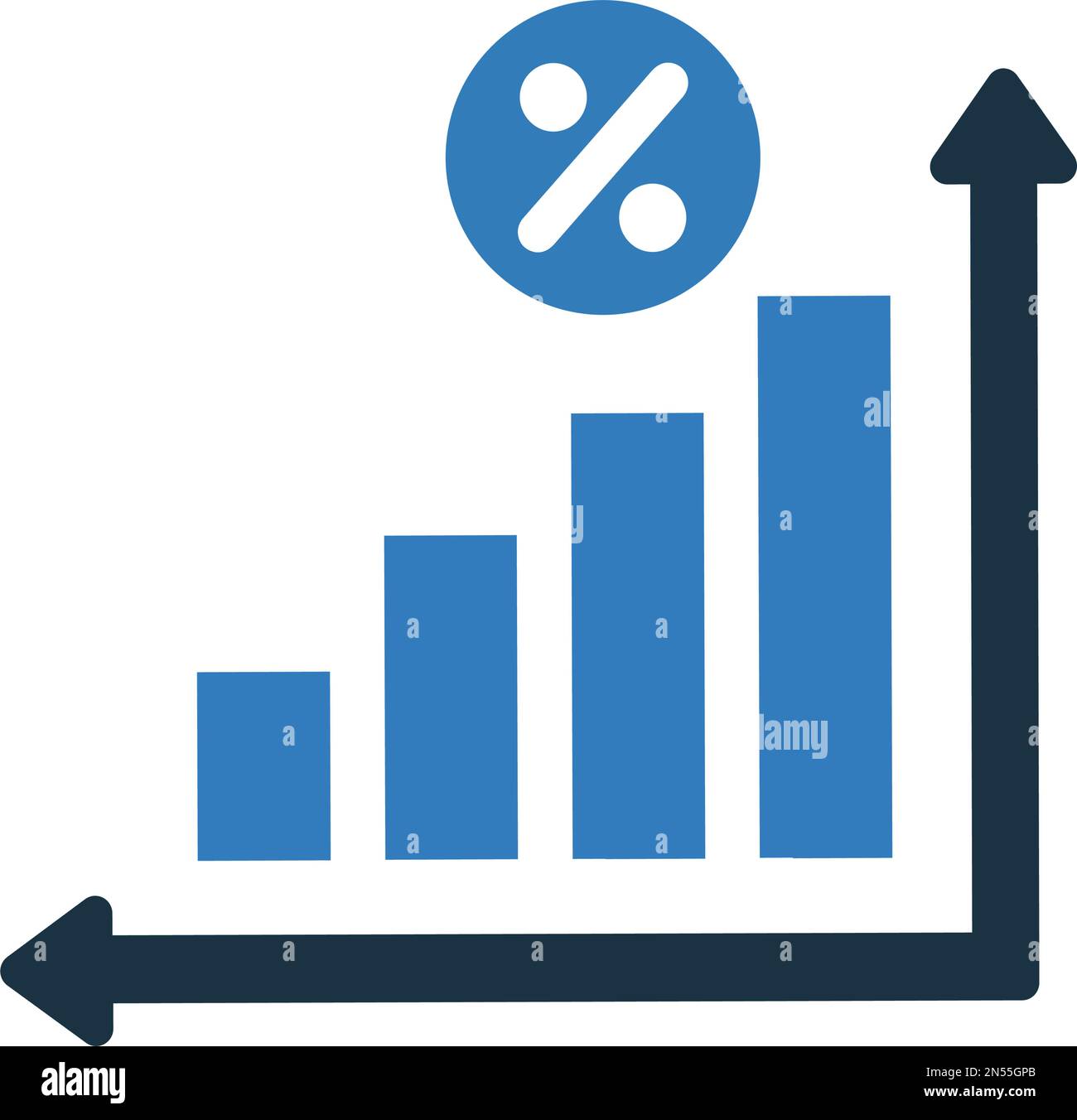 Interest rate, growth icon. Editable Vector design using in commercial ...
