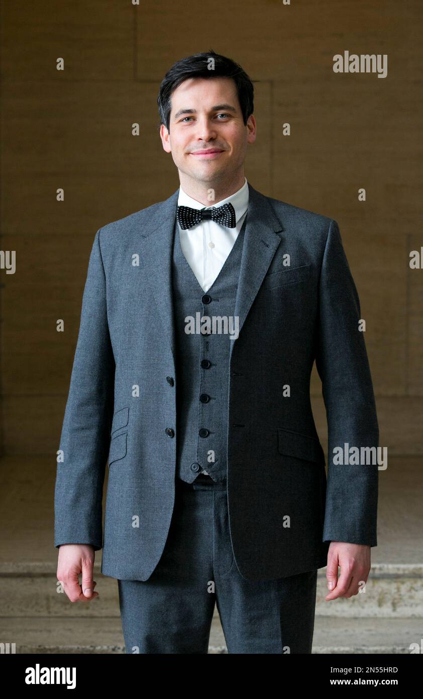 British actor Rob James-Collier poses for photographers as he arrives ...