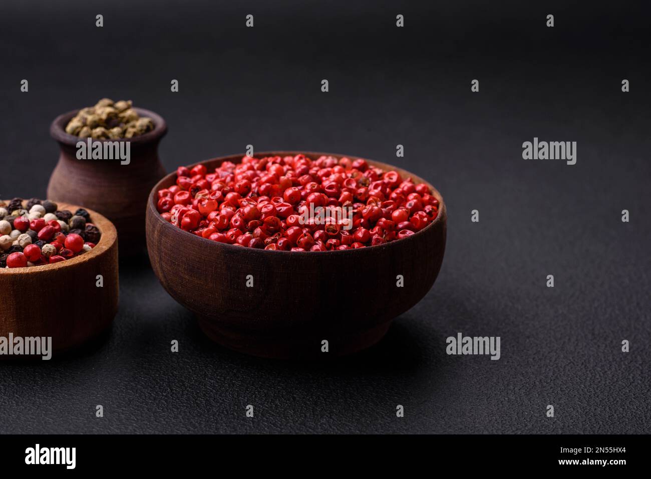 Composition, concept, consisting of several types of different colors ...