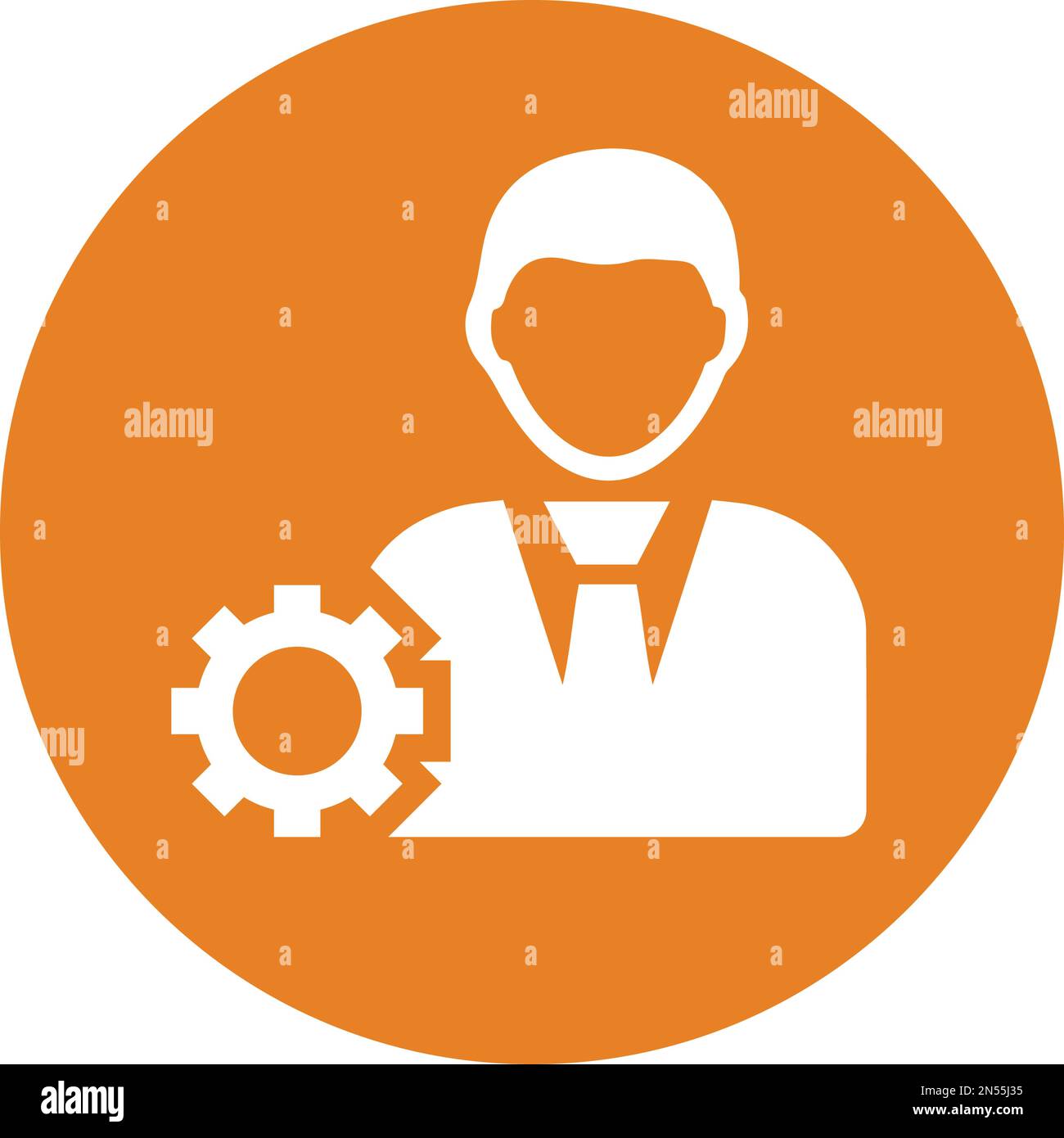 Management, planning icon - Vector EPS file. Perfect use for print media, web, stock images ...