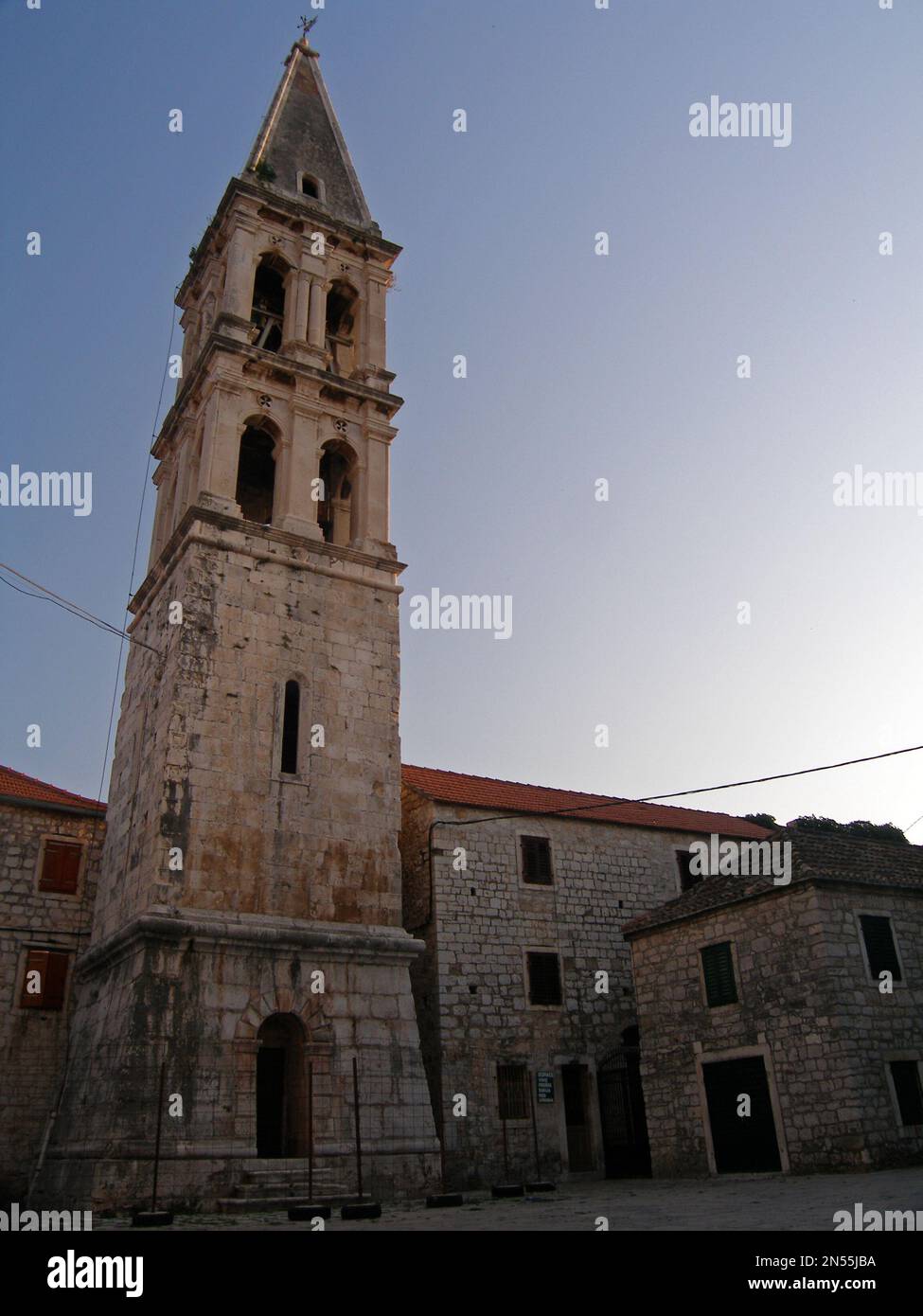 Church of St. Stephen in Stari Grad, Hvar island, Croatia Stock Photo ...