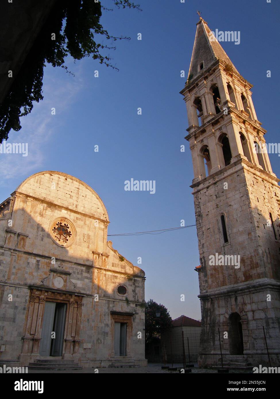 Church of St. Stephen in Stari Grad, Hvar island, Croatia Stock Photo ...