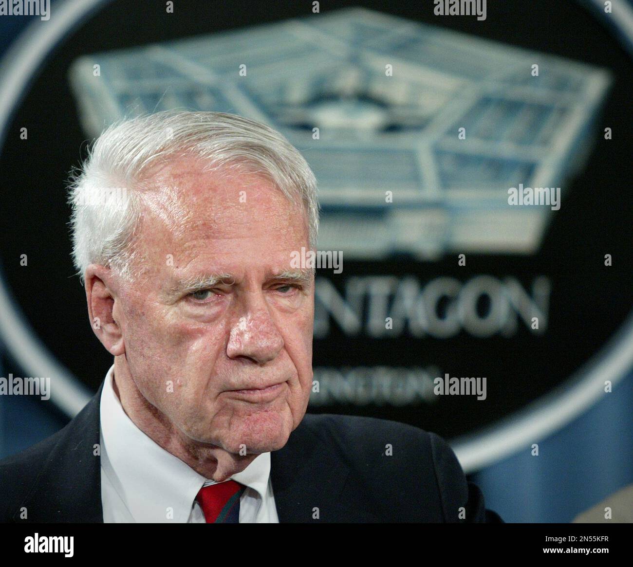 FILE - This Aug. 24, 2004 file photo shows former Defense Secretary ...