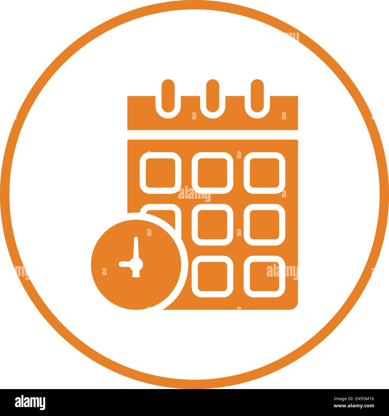 Management, time, calendar icon is isolated on white background. Use ...