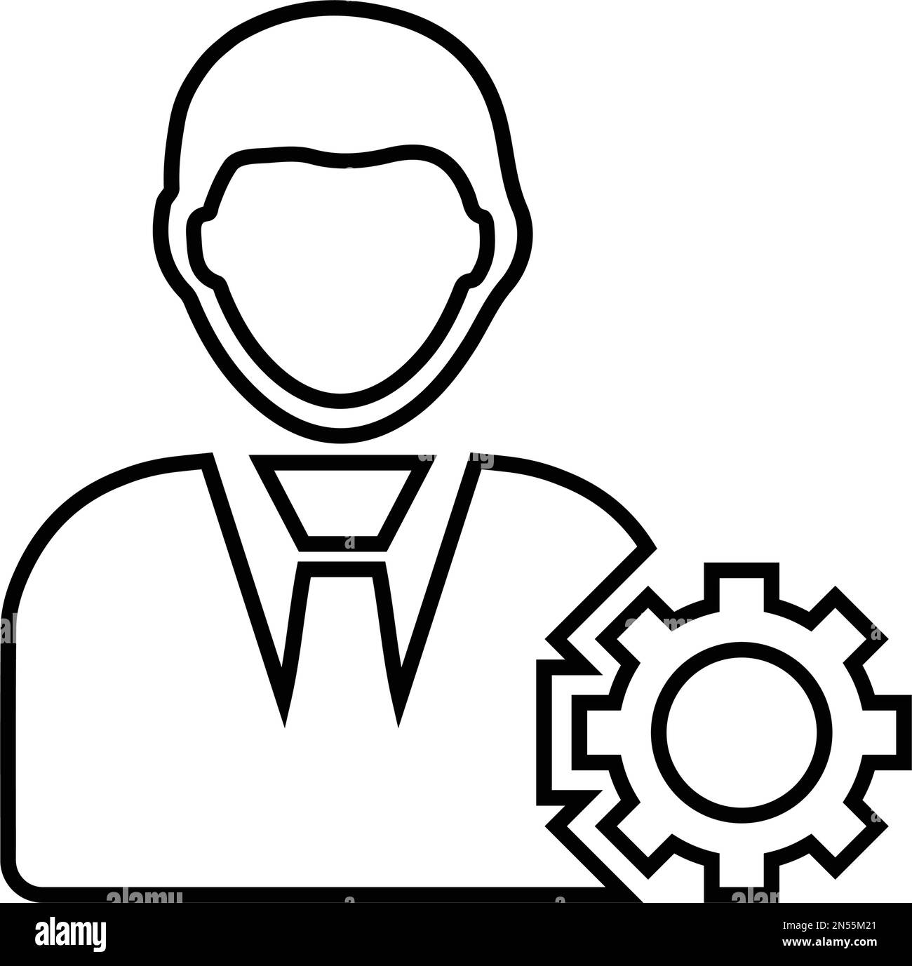Management, planning icon - Vector EPS file. Perfect use for print media, web, stock images ...