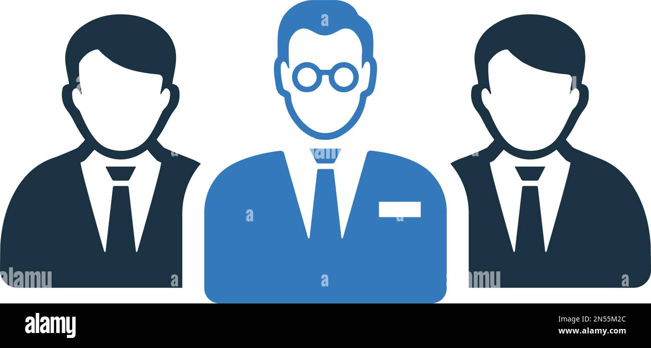 Managers Group Icon Vector Eps File Perfect Use For Print Media