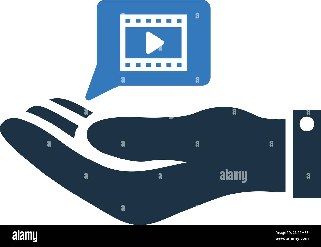 Multimedia, video, hand icon - Perfect use for designing and developing ...