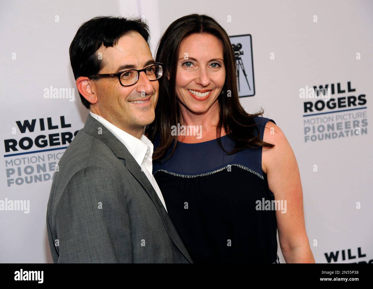 Barbara Neinstein, daughter of honoree Tom Sherak, poses with her ...