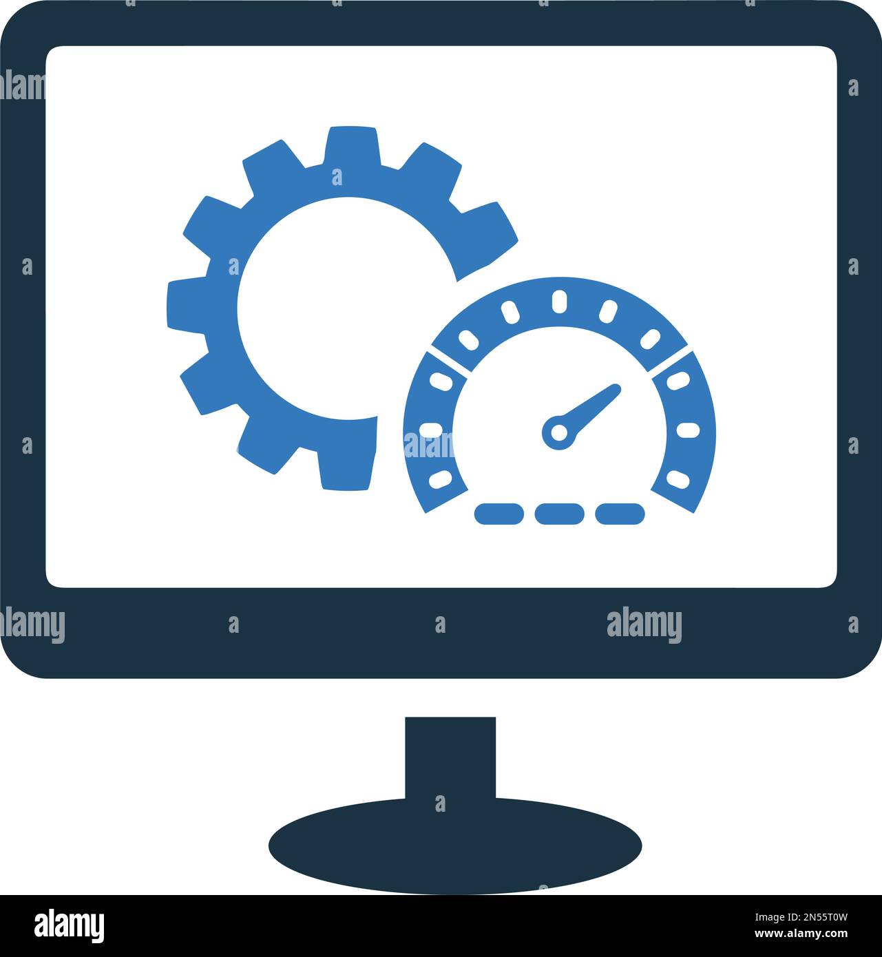 Website Web Performance Icon Well Organized Simple Vector Illustration Stock Vector Image