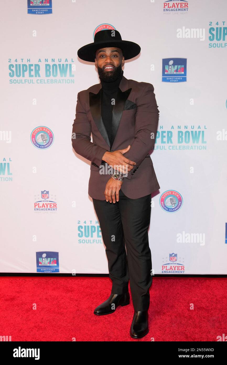 Master Story Teller Willie Moore Jr. attends the 24th annual Super Bowl ...
