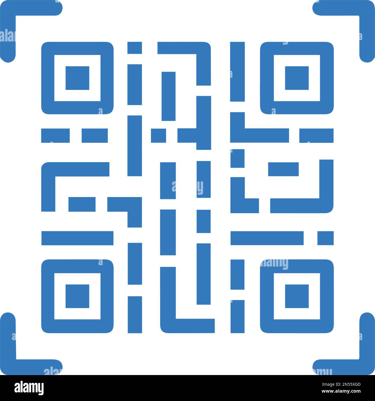 Qr Code Coding Icon Vector Eps File Perfect Use For Print Media