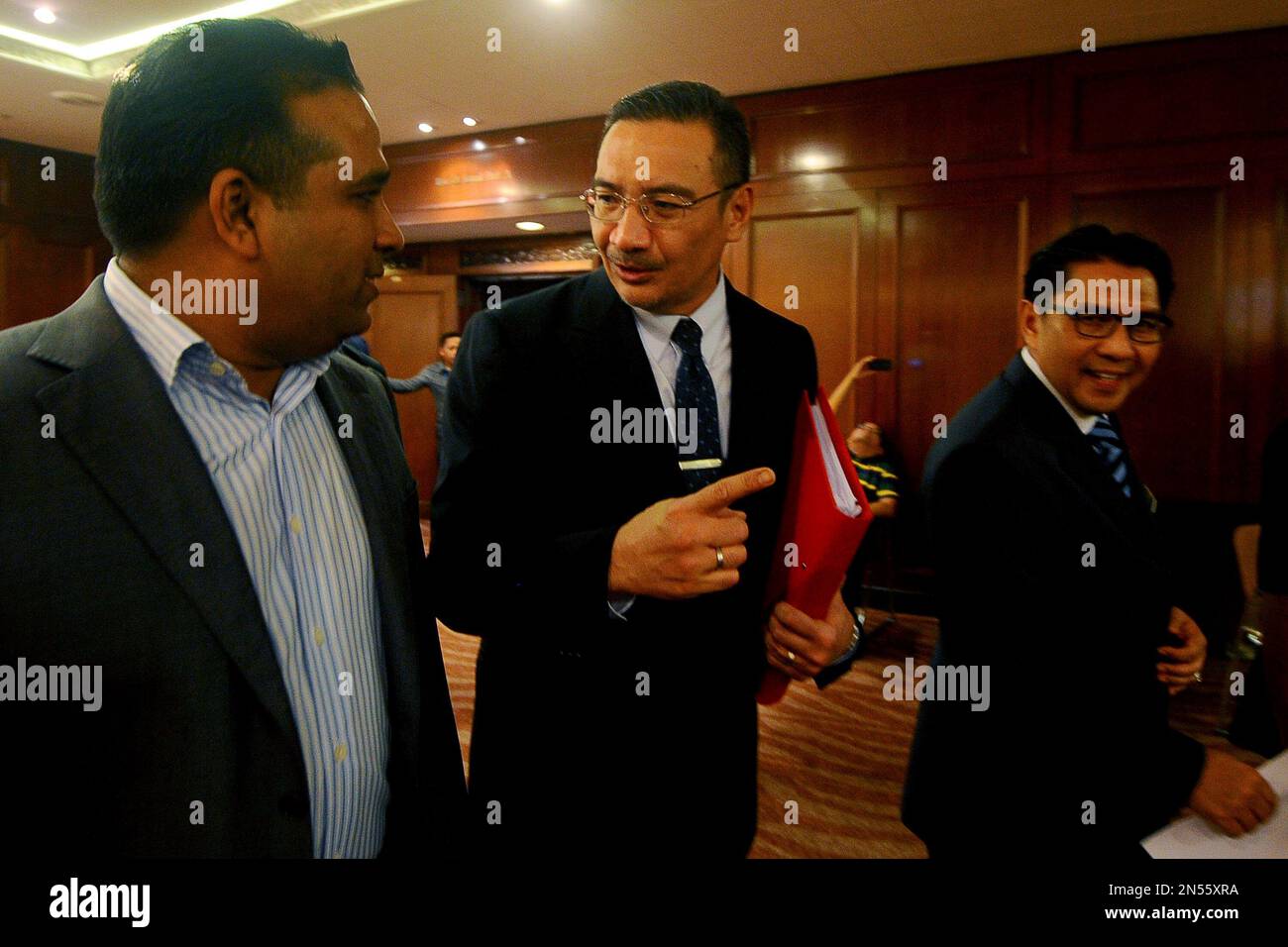 Malaysia's Defense Minister and acting Transport Minister Hishammuddin ...