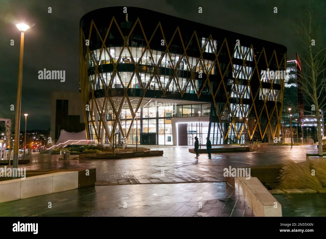 Exterior view of The Catalyst building on the Newcastle Helix science ...