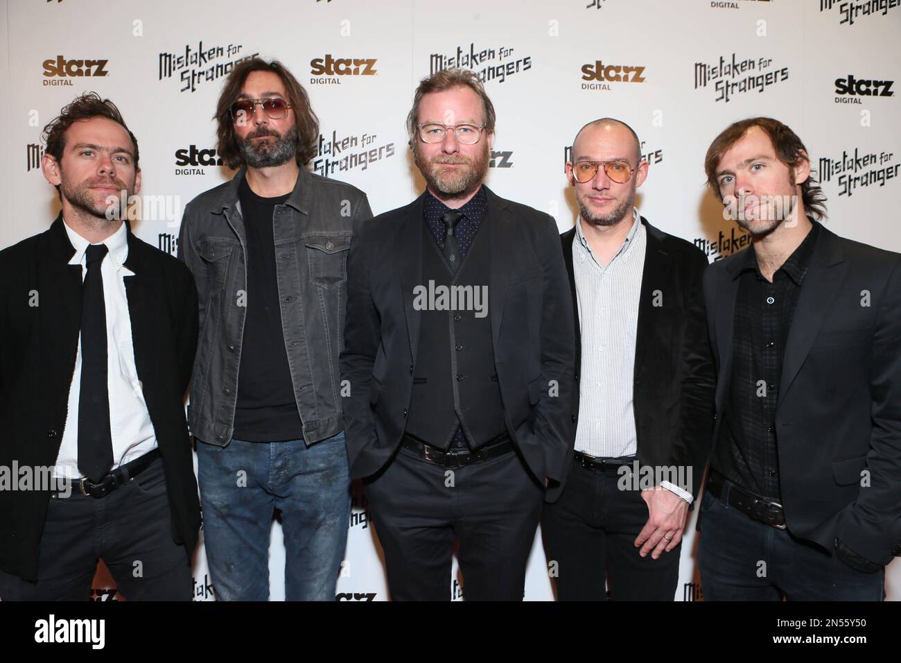 Musicans Bryce Dessner, Bryan Devendorf, singer/songwriter Matt ...