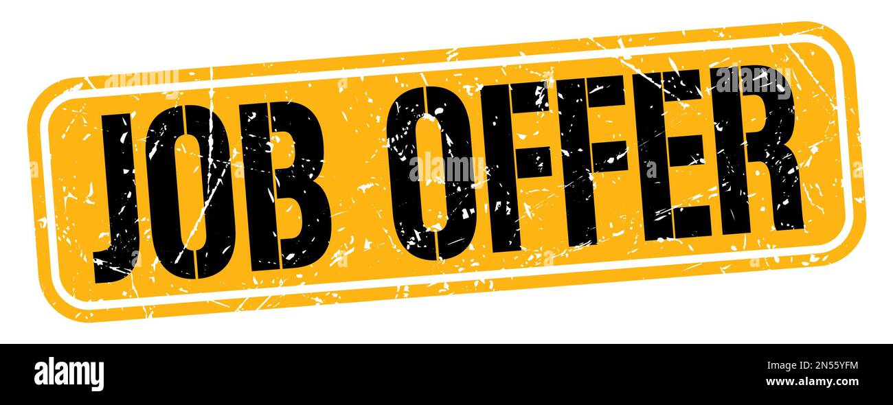 Job offer stamp sign seal hi-res stock photography and images - Alamy