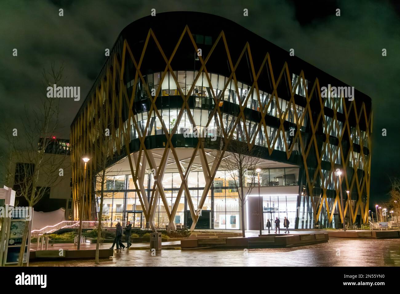Exterior view of The Catalyst building on the Newcastle Helix science ...