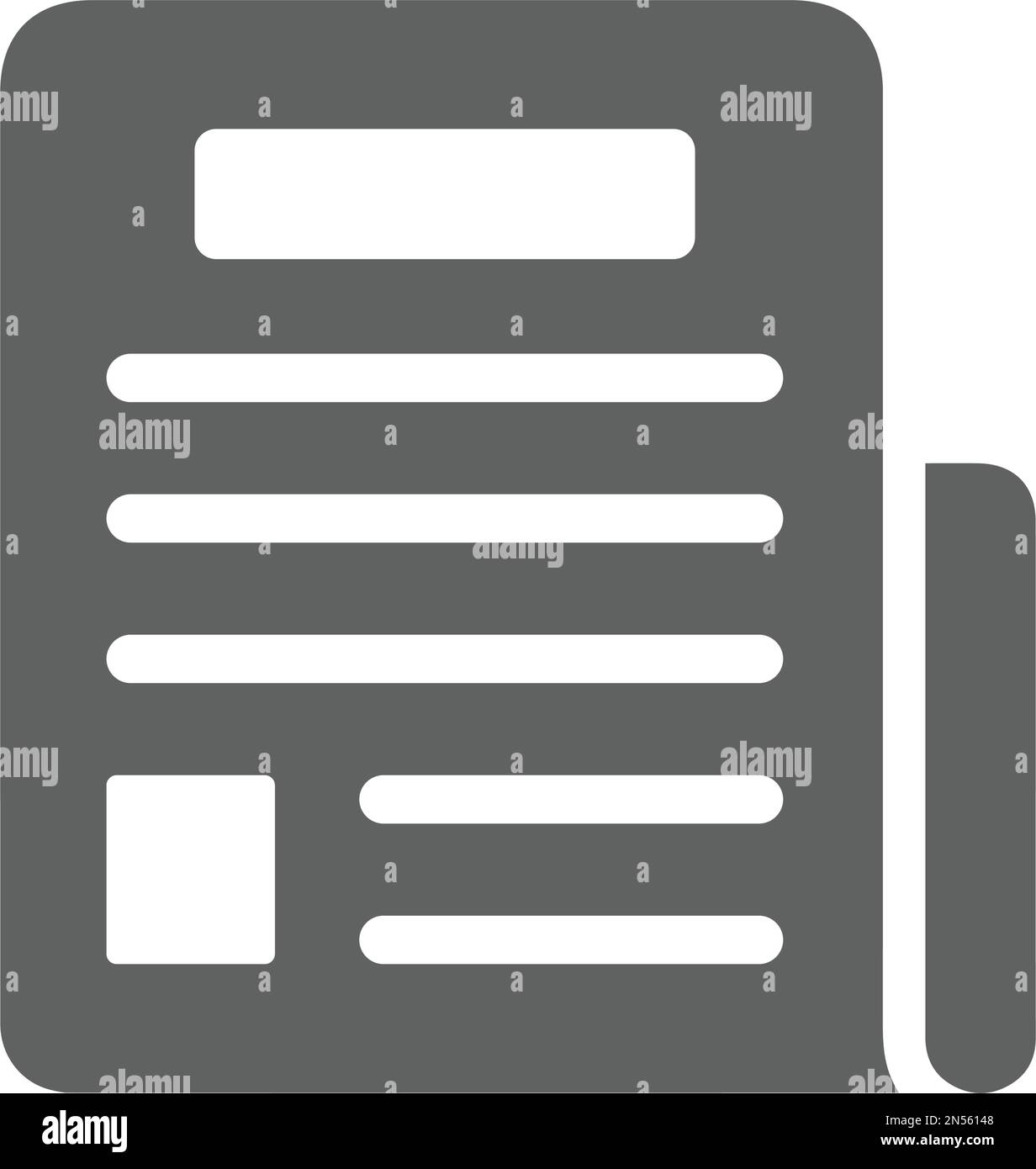 Newspaper, article icon - Perfect use for designing and developing ...