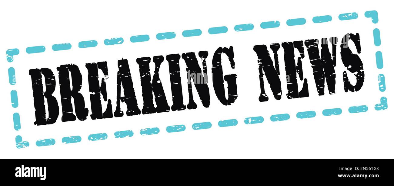 Breaking news text written hi-res stock photography and images - Alamy