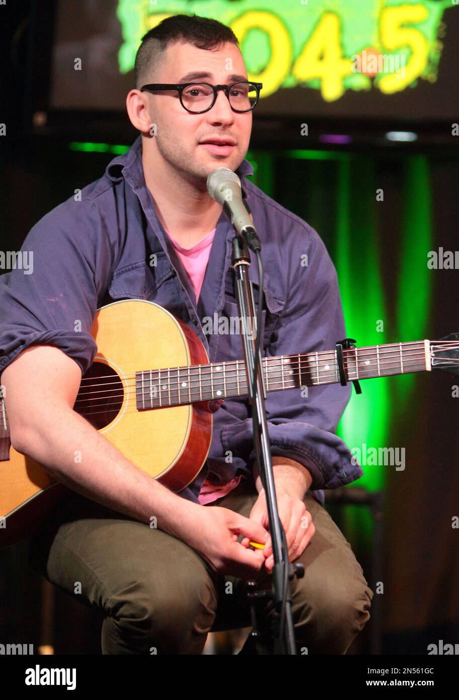 Jack Antonoff of the indie-pop band fun. visits Radio 104.5 Performance ...
