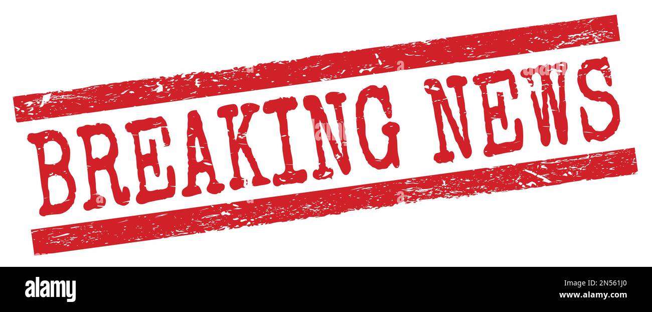 Breaking news stamp sign hi-res stock photography and images - Alamy