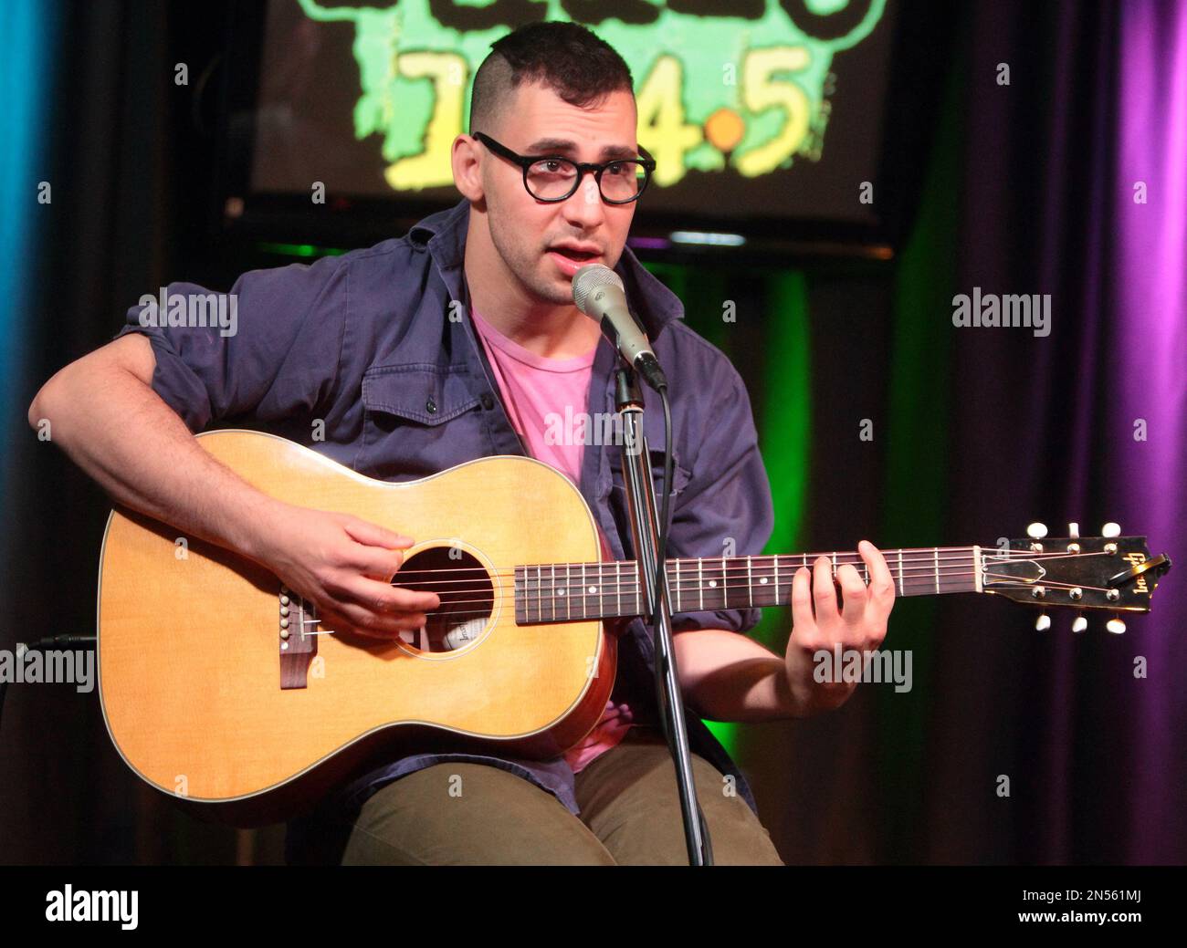 Jack Antonoff of the indie-pop band fun. visits Radio 104.5 Performance ...