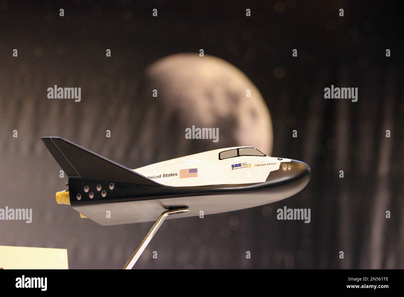 A model of the planned Dream Chaser mini-shuttle designed by Sierra ...