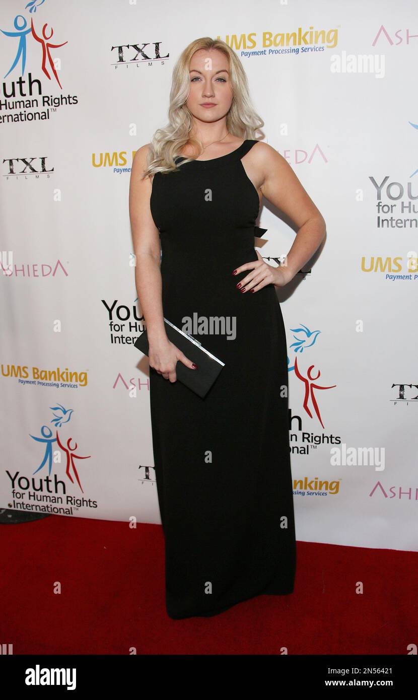 Laura Linda Bradley arrives at Youth for Human Rights International ...