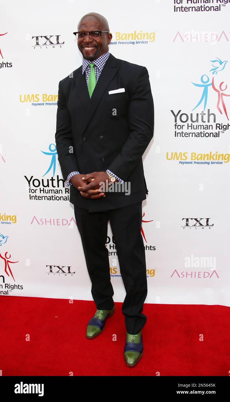 Terry Crews arrives at Youth for Human Rights International Celebrity ...