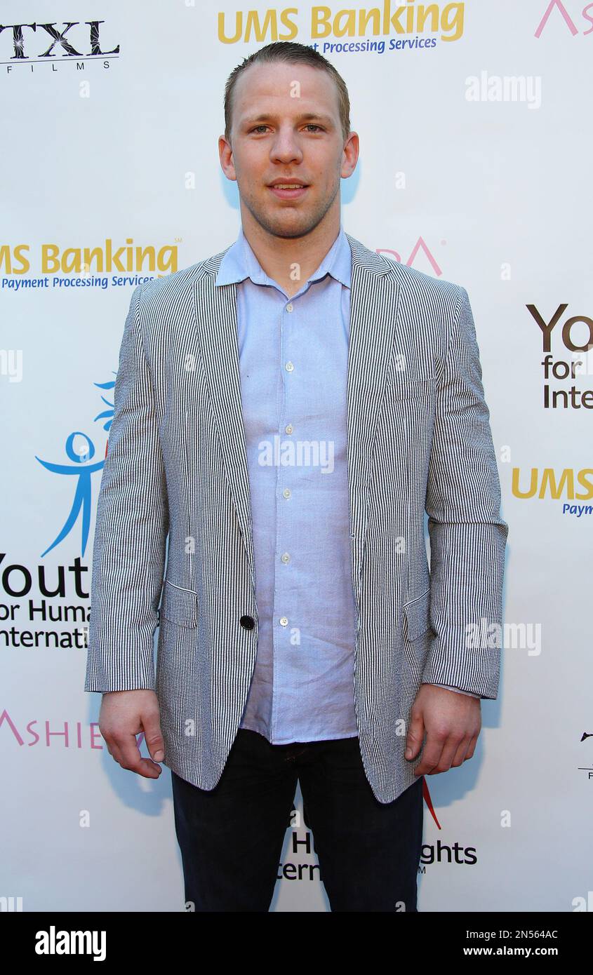 John Gammon arrives at Youth for Human Rights International Celebrity ...