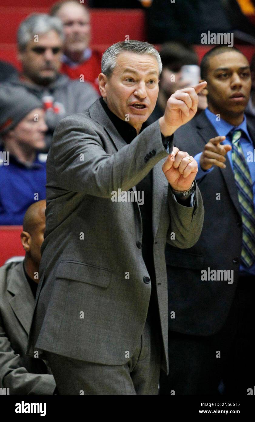 Cal Poly head coach Joe Callero works against Texas Southern in the ...