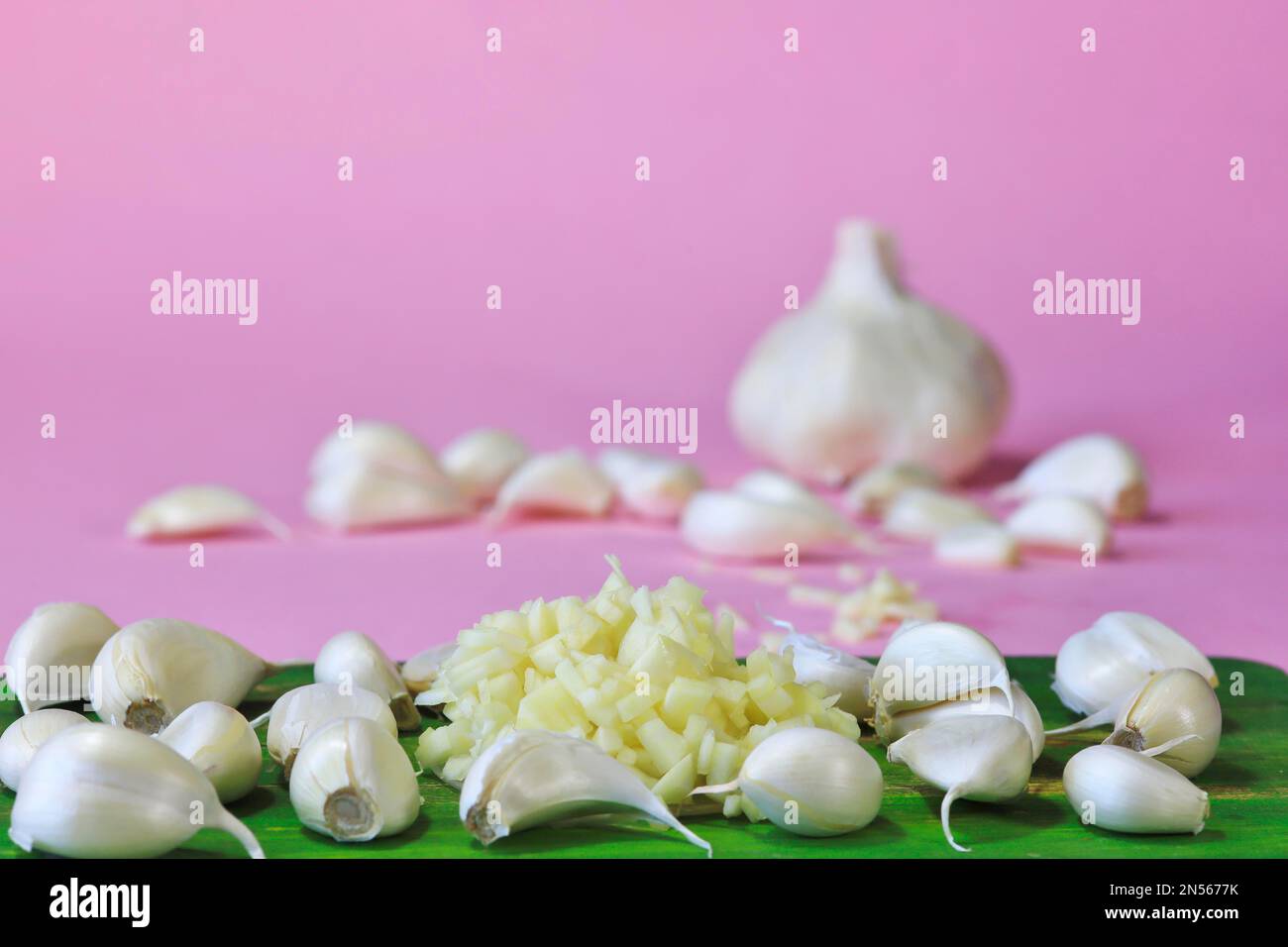Still Life with Garlic, Germany Stock Photo - Alamy