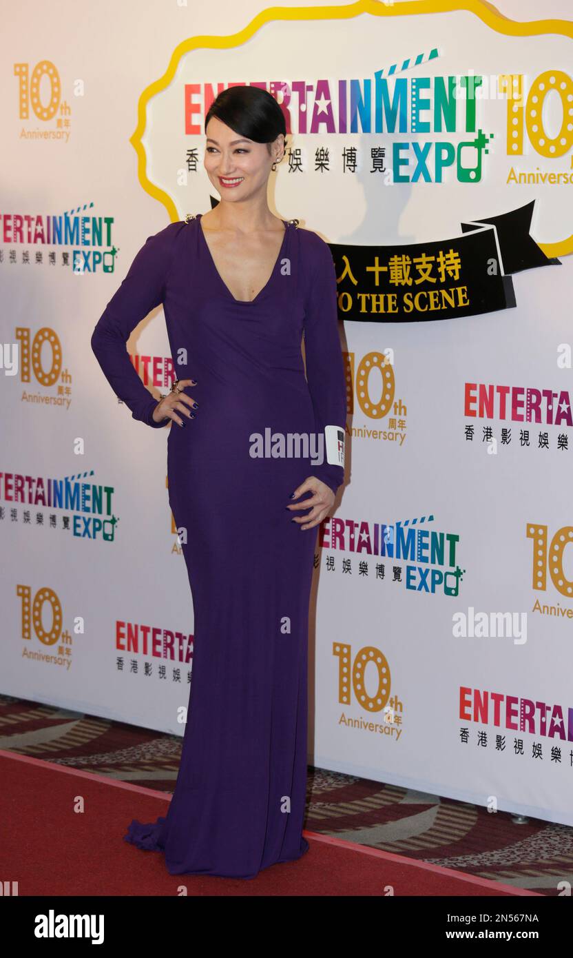 Hong Kong actress Kara Hui poses for the photographers at the red ...