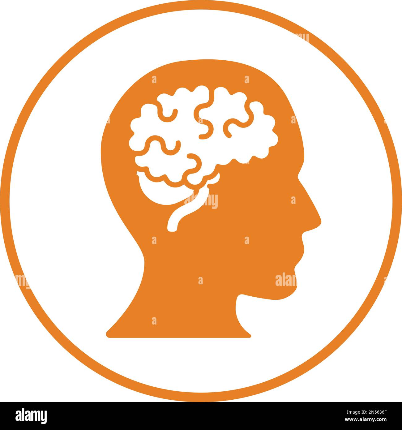 Neurology, medical icon - Vector EPS file. Perfect use for print media ...