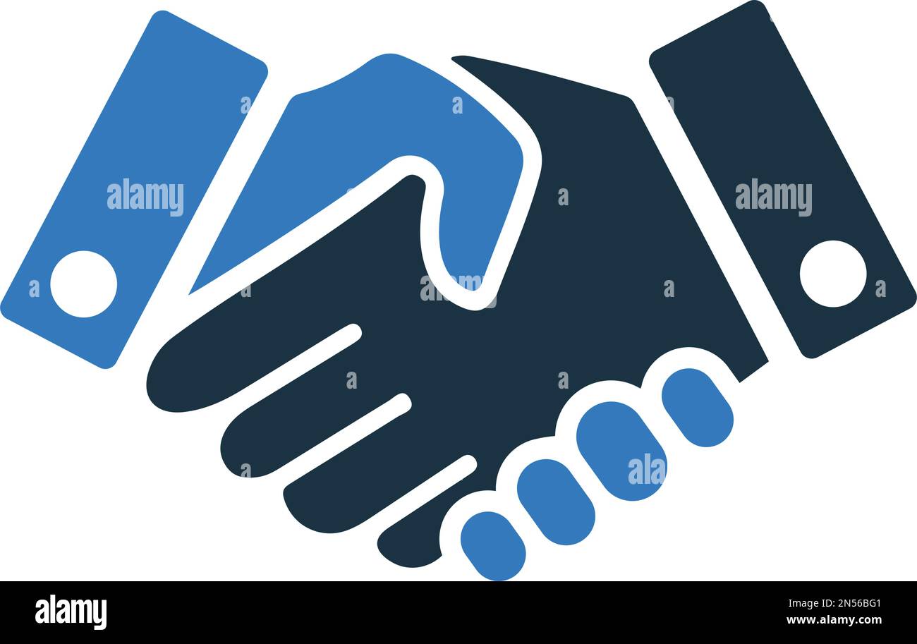 Partnership, handshake icon - Simple editable vector EPS file Stock ...