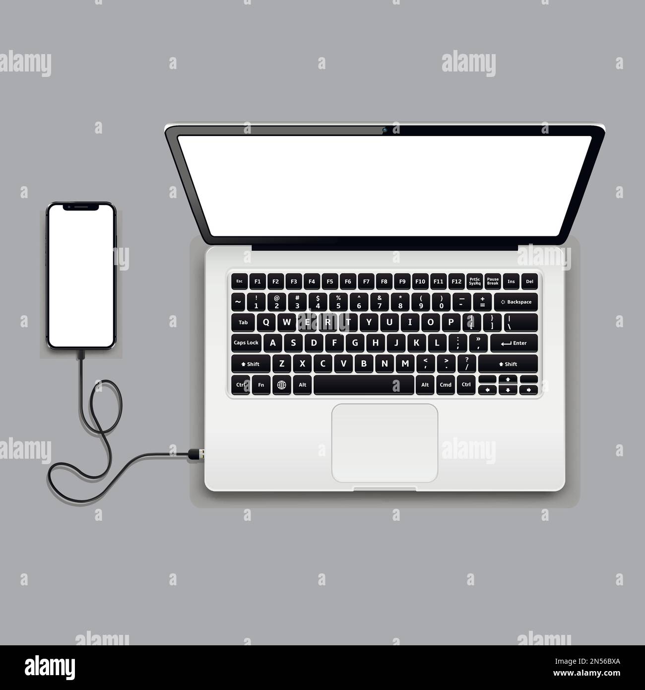 Usb laptop charger Stock Vector Images - Alamy