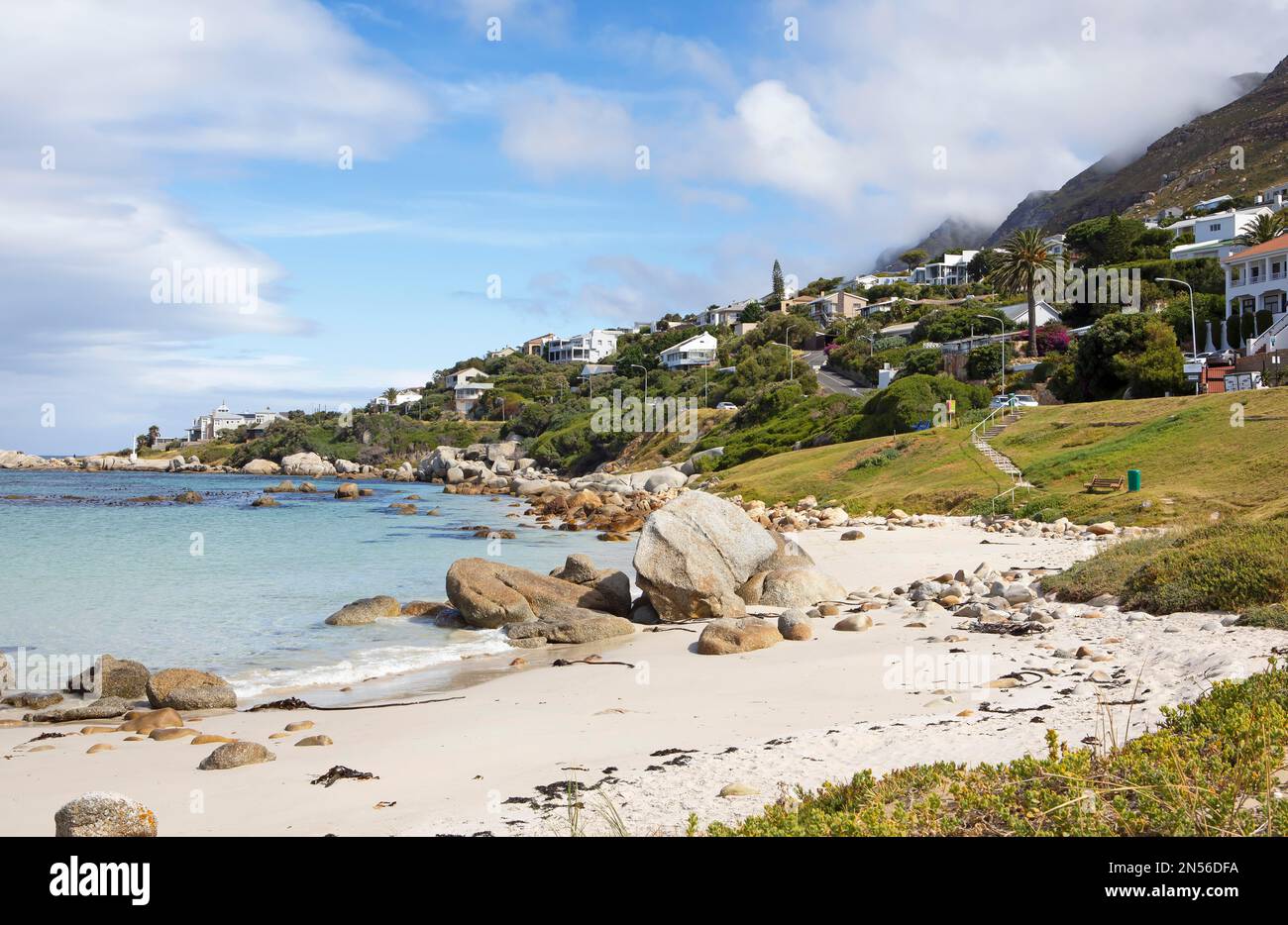 Fischermans Beach at False Bay, Simons Town, Cape Peninsula, Western ...