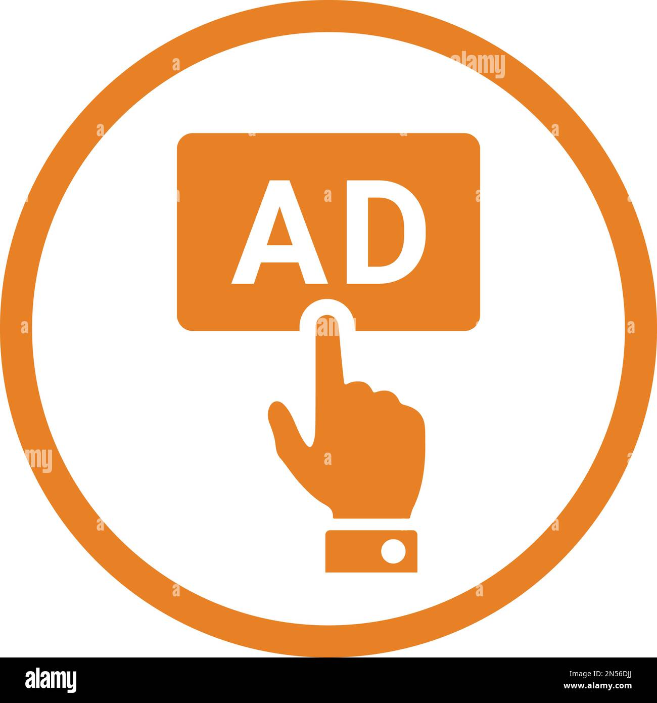 Pay, click, ad icon - Vector EPS file. Perfect use for print media, web ...