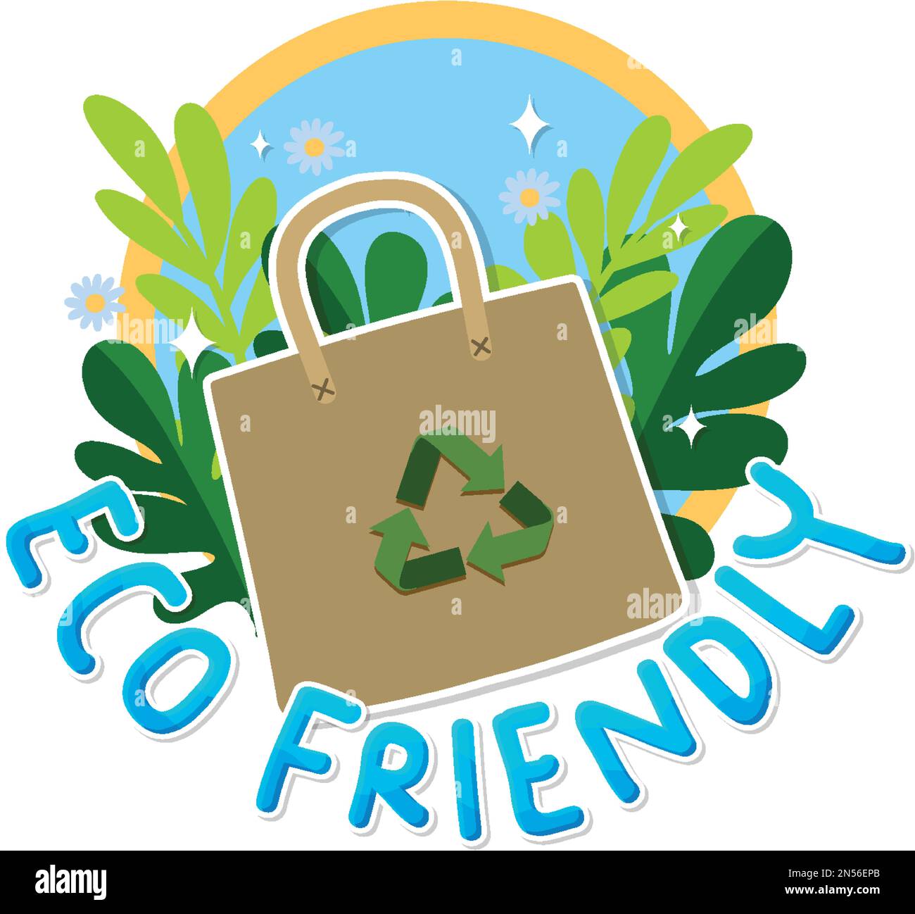 Eco friendly logo banner vector illustration Stock Vector Image & Art ...