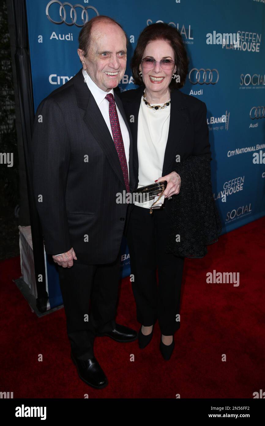 Bob Newhart, left, and Ginnie Newhart arrive at Backstage At The Geffen ...