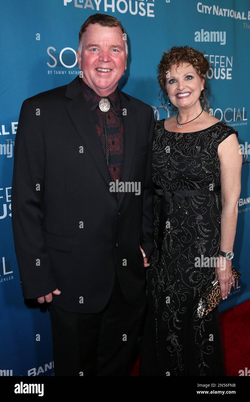 Barry Patton, left, and Rene Patton arrive at Backstage At The Geffen ...