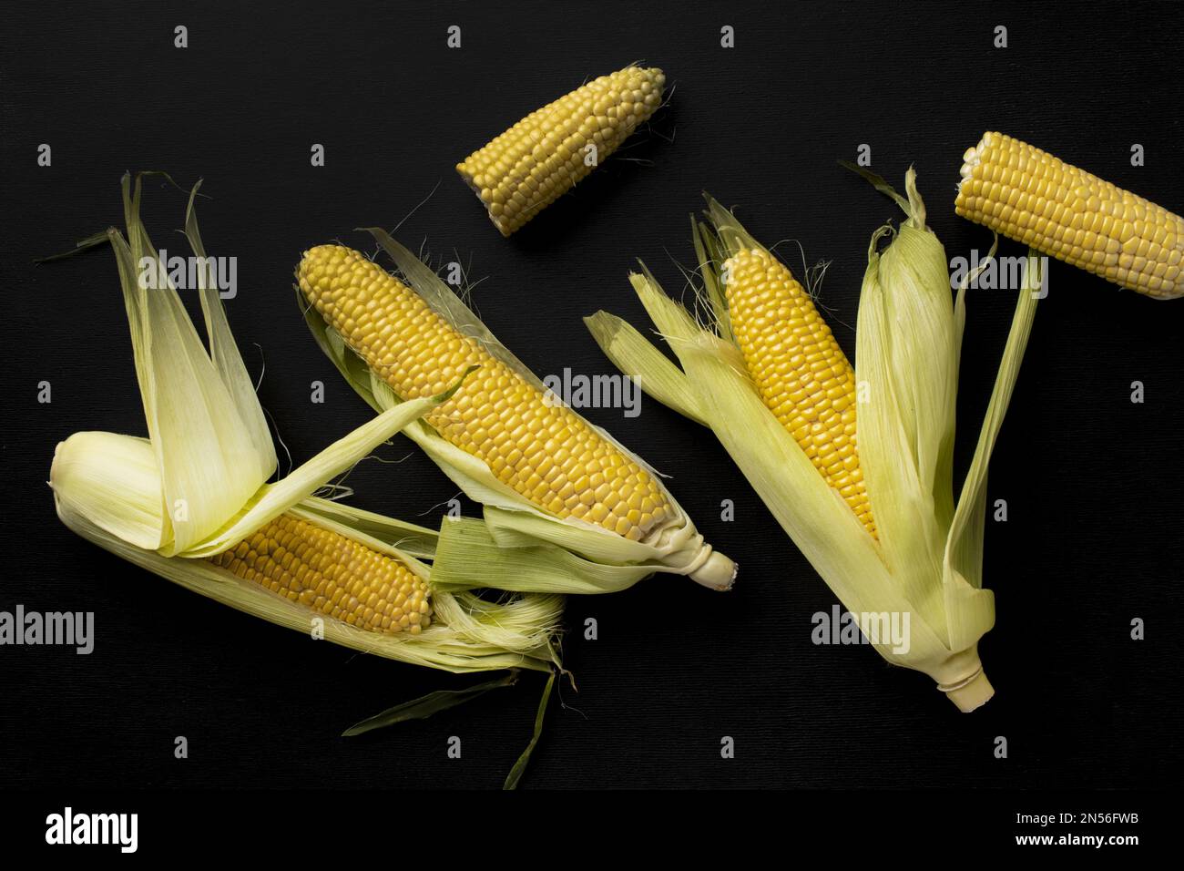 top view fresh corn composition. Resolution and high quality beautiful ...