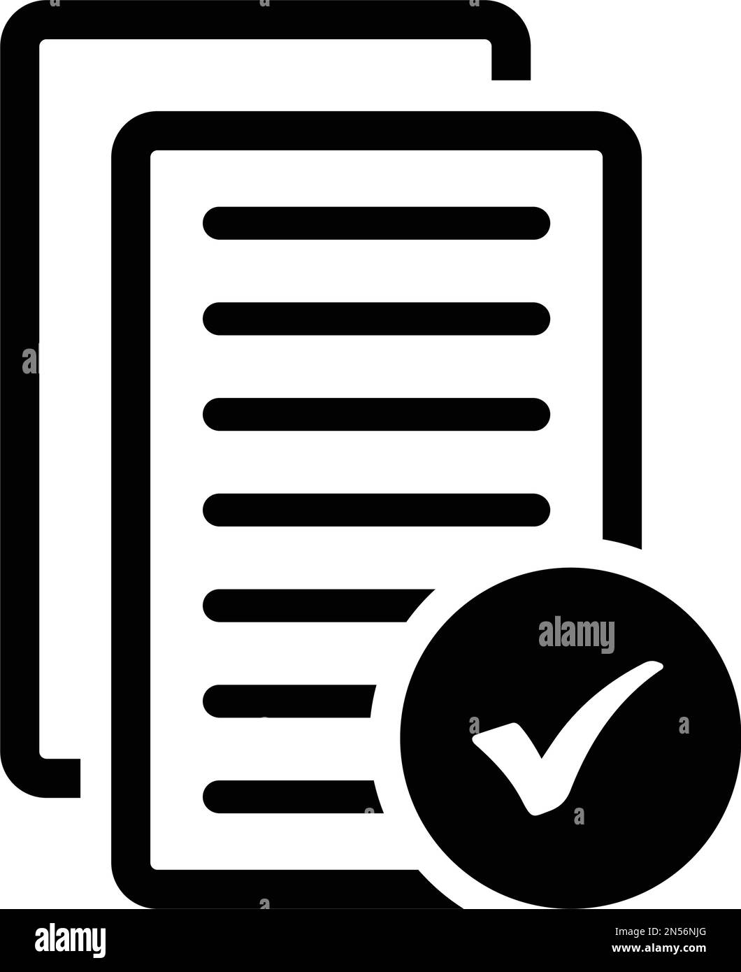 Proofreading, sheet icon - Vector EPS file. Perfect use for print media, web, stock images ...