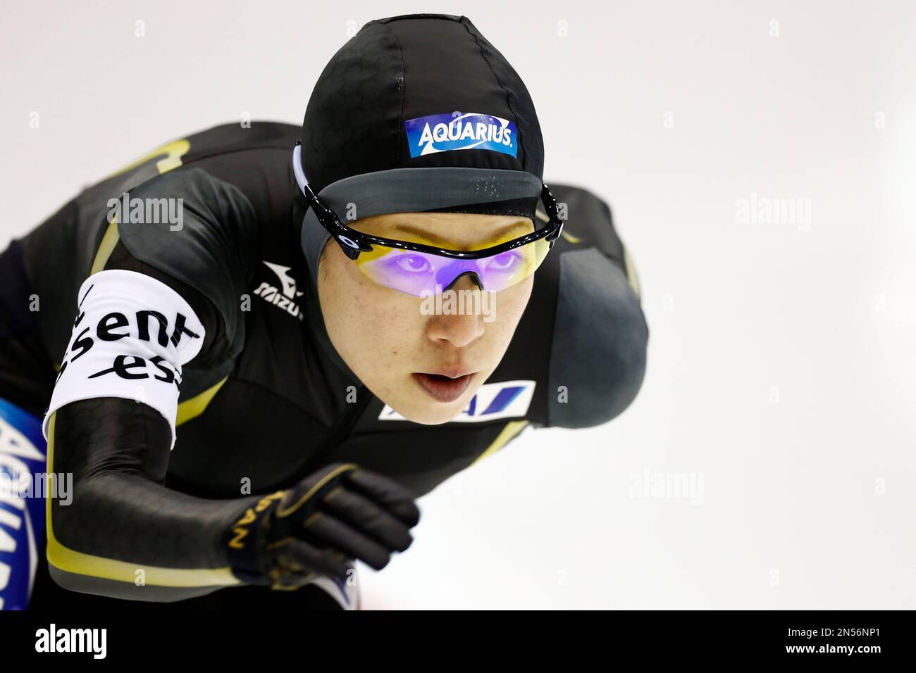 Japans' Shoko Fujimura competes in the women's 3000-meter race during ...