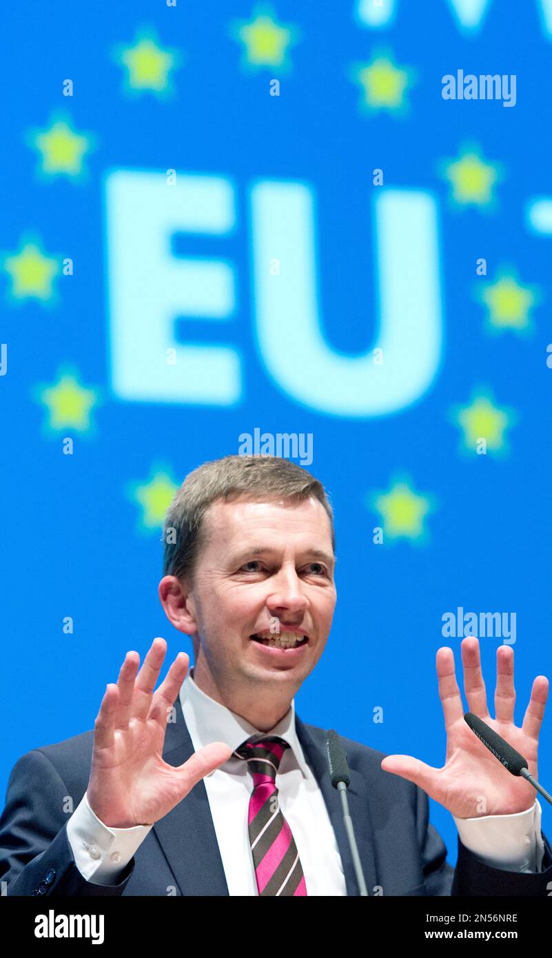 AfD leader and top-candidate of the Alternative fuer Deutschland party ...