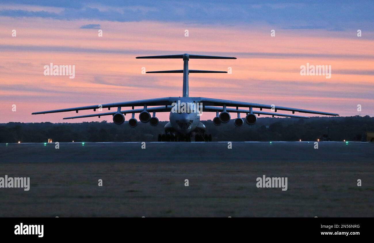 Two Chinese Ilyushin IL-76s aircraft sit on the tarmac at RAAF Pearce ...