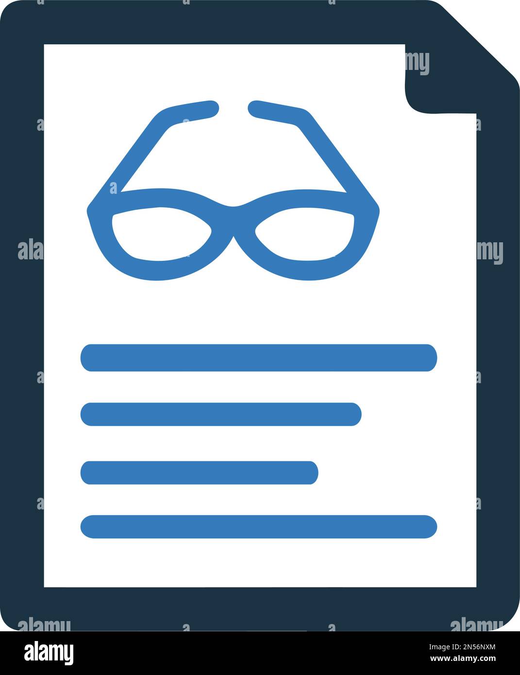 Reading eyeglass icon. Perfect use for print media, web, stock images, commercial use or any ...