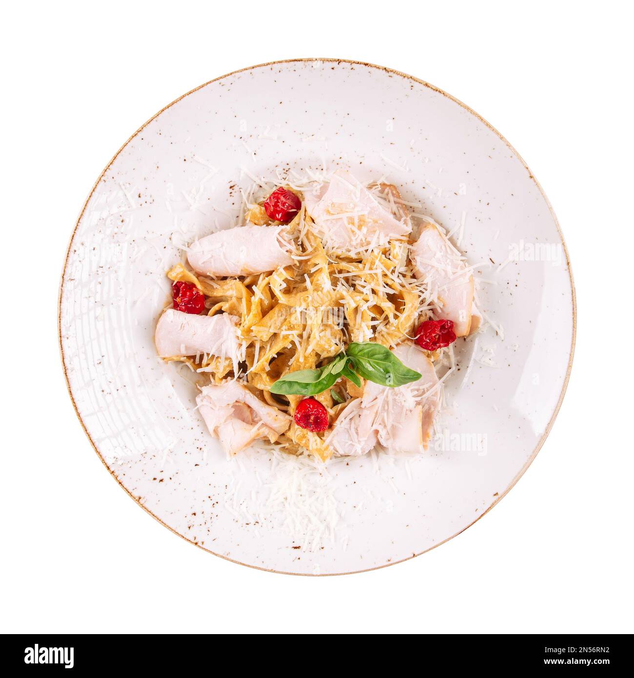 Italian chicken alfredo Cut Out Stock Images & Pictures - Alamy