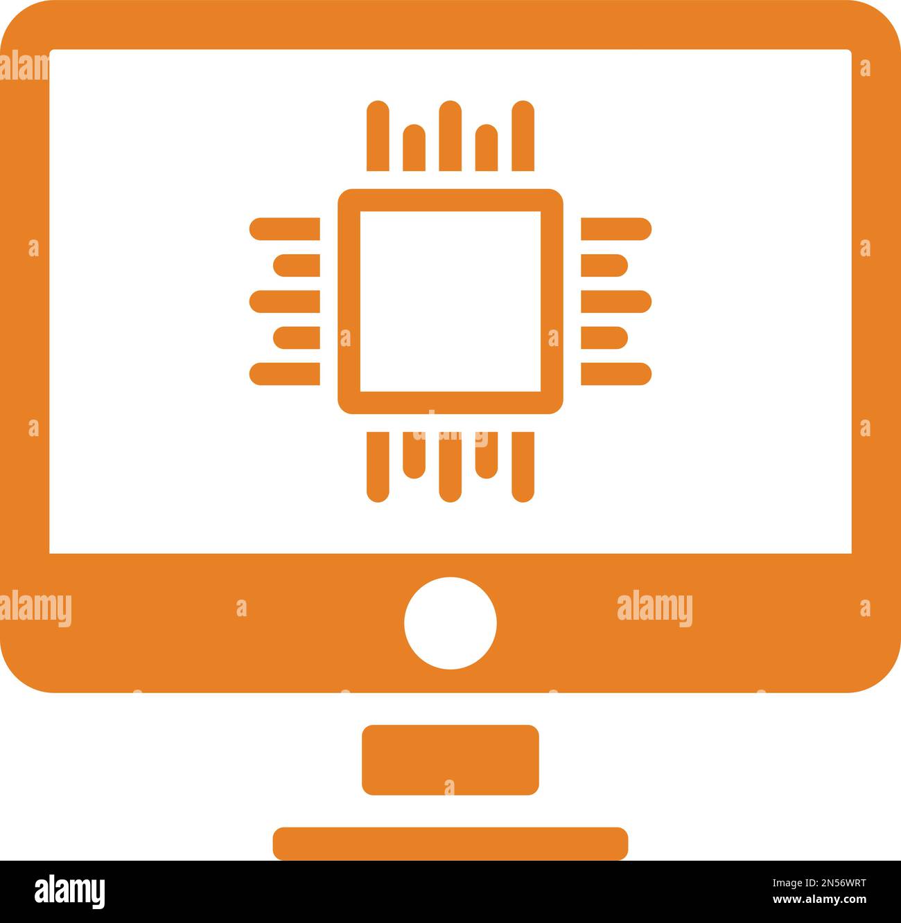 Processor, cpu, desktop icon - Perfect use for designing and developing ...